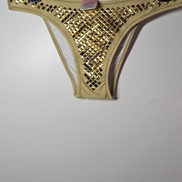 Tigerlily | Swim | Tigerlily Shimmering Gold Bikini Set | Poshmark